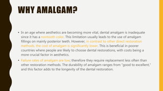 Dental amalagam | PPTX