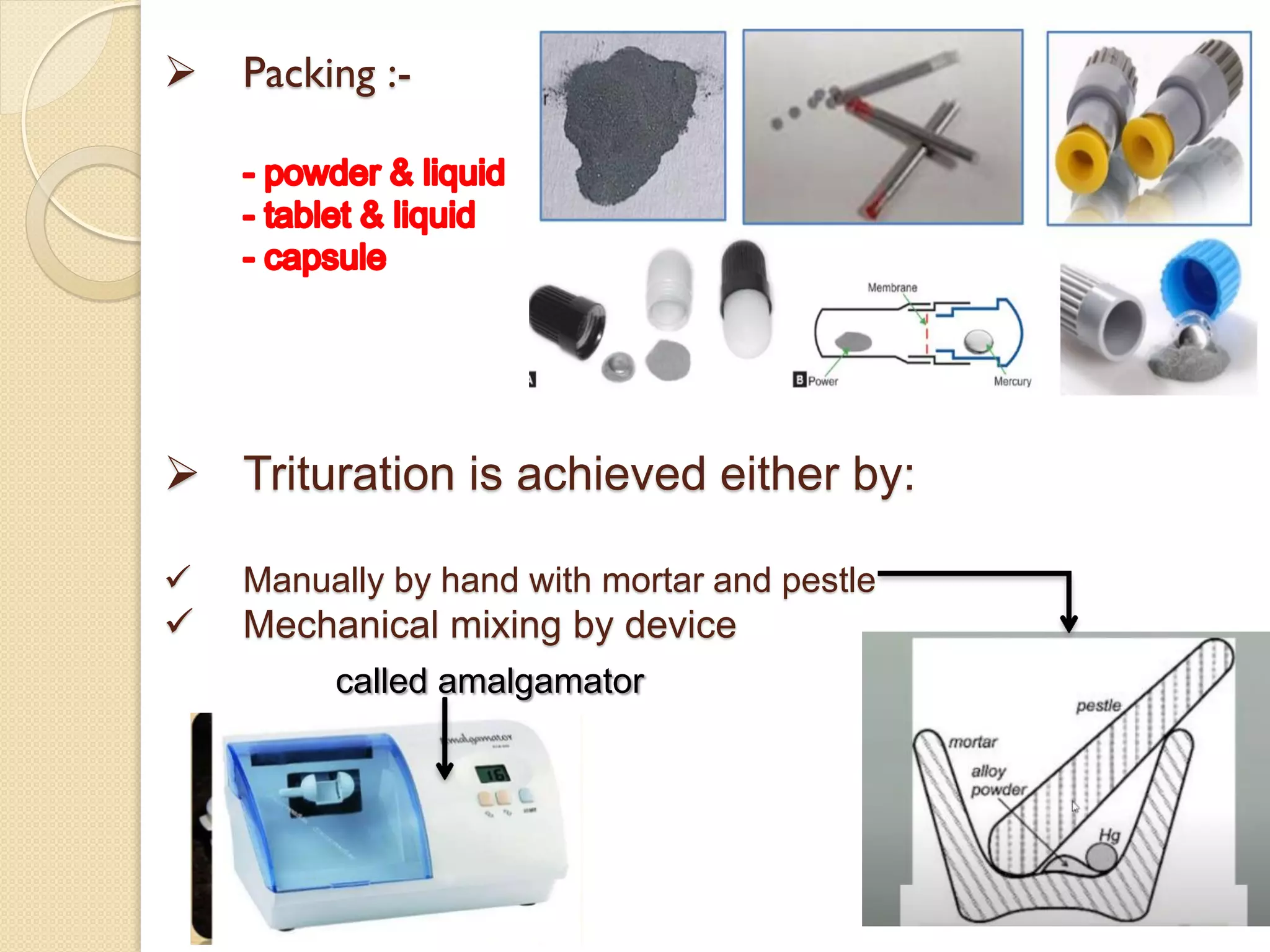 Dental Amalgam (Dental Materials Course) | PDF