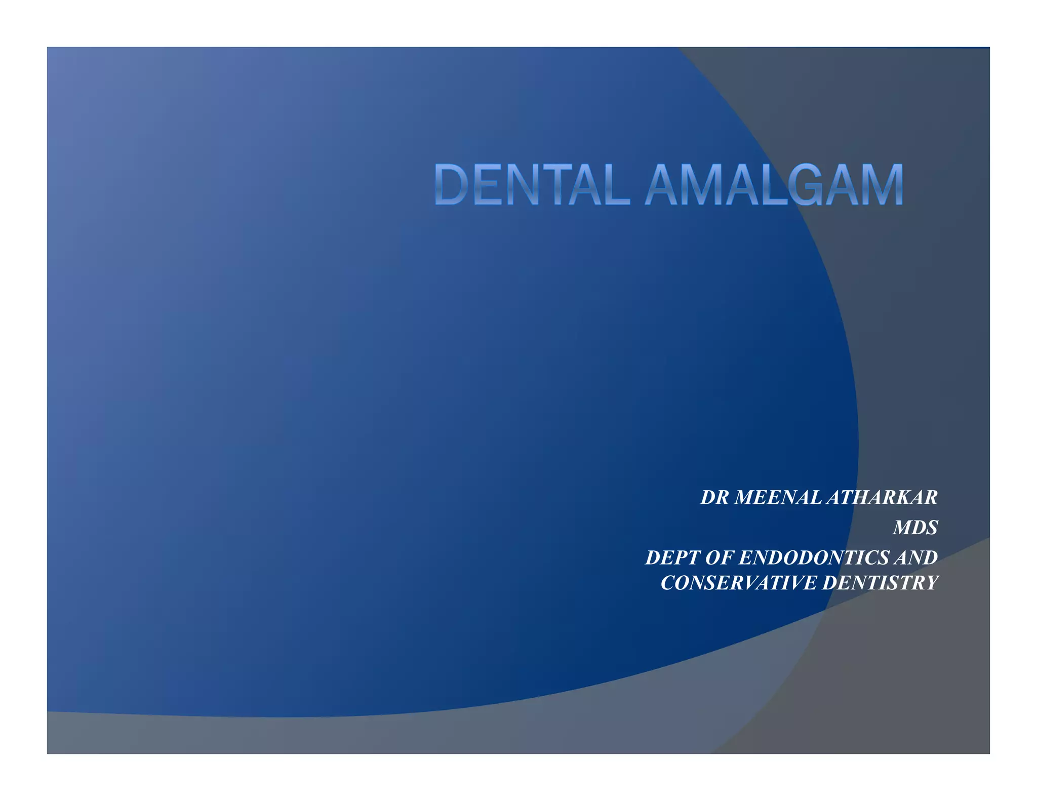 Dental amalgam | PDF