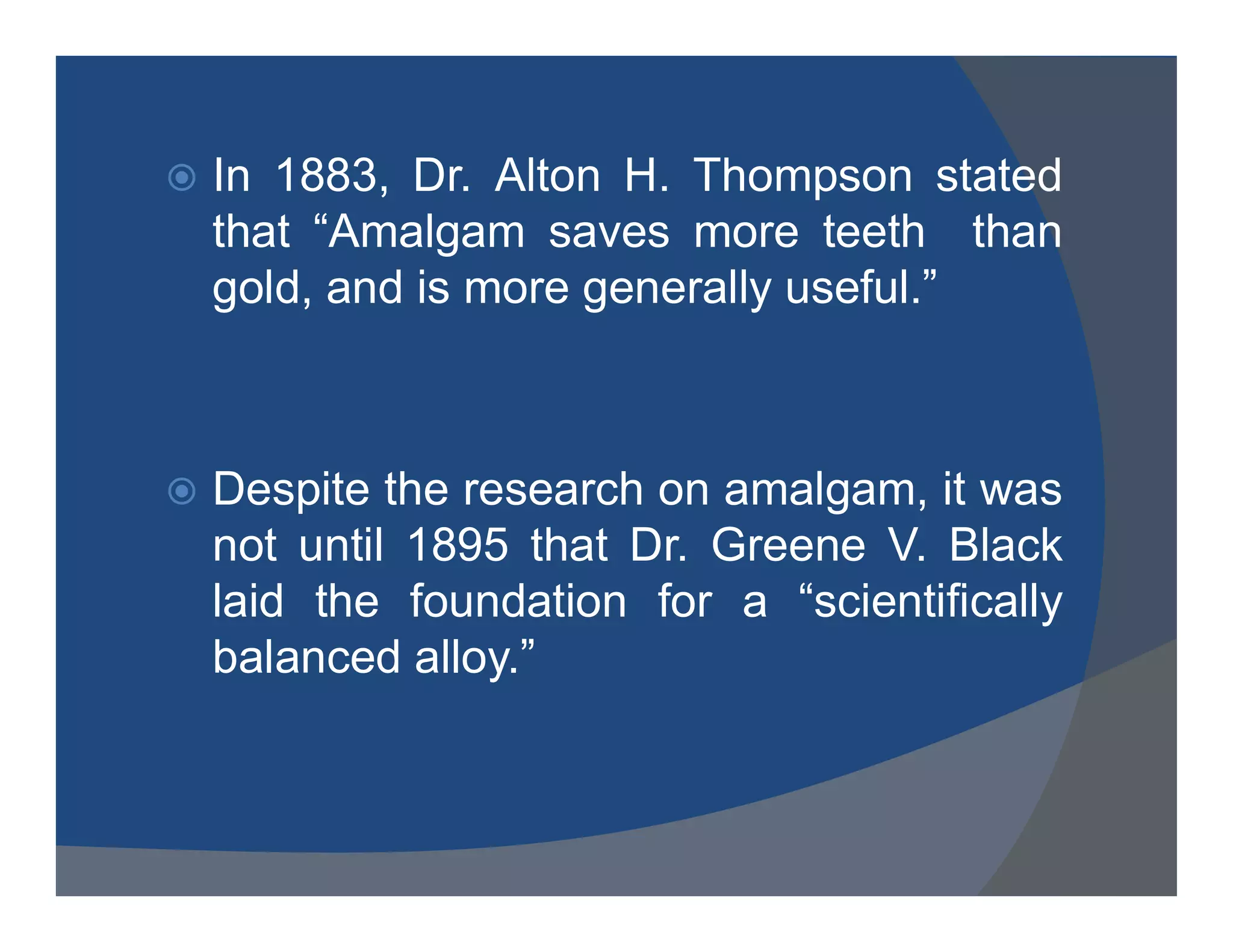 Dental amalgam | PDF