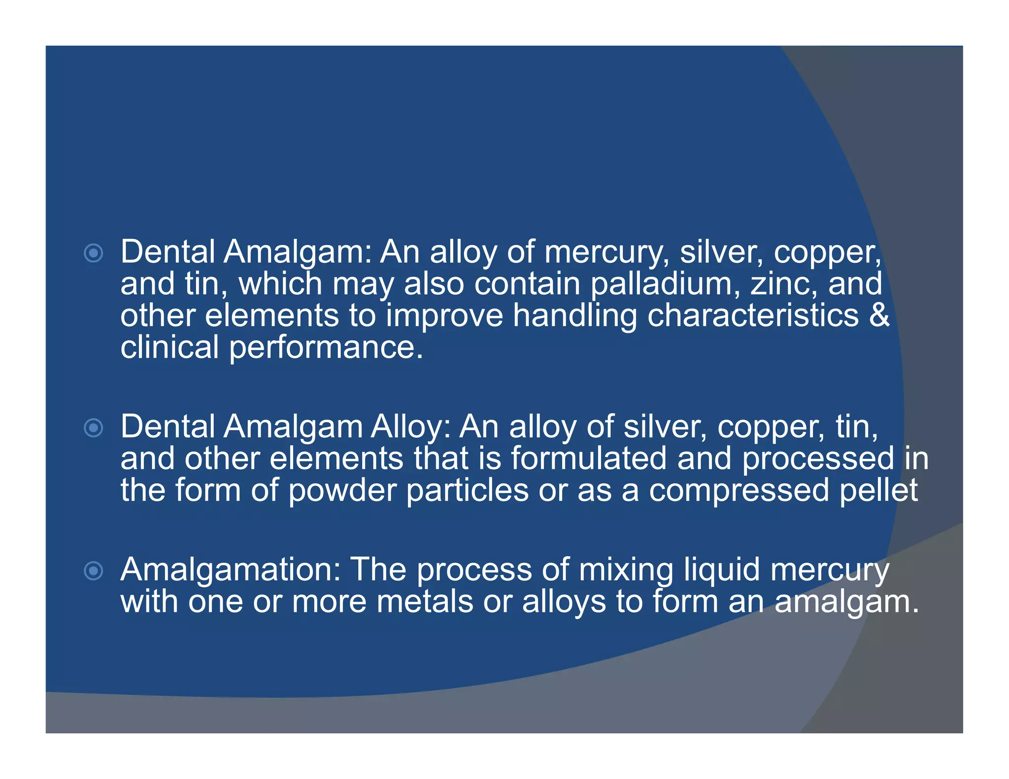 Dental amalgam | PDF