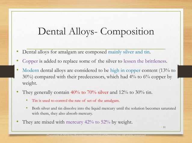 Dental Amalgam: Part 1 | PPT