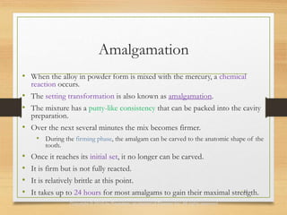 Dental Amalgam: Part 1 | PPT