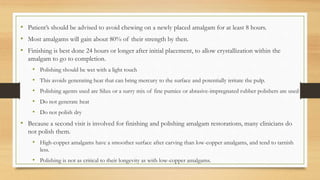 Dental Amalgam: Part 2 | PPTX