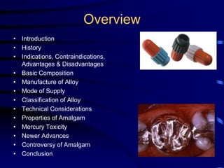 Dental amalgam - Recent advances | PPT