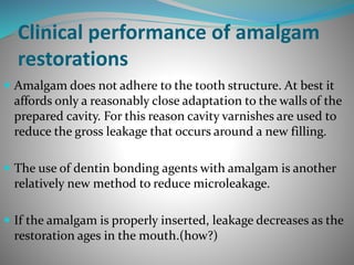 Dental amalgam power point by Dr.Kazhan O. Abdulrahman | PPTX