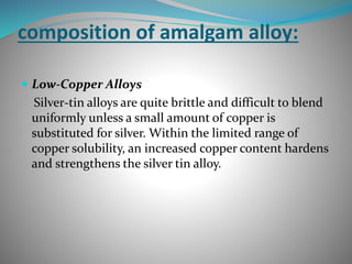 Dental amalgam power point by Dr.Kazhan O. Abdulrahman | PPTX