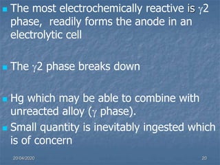 Dental amalgam properties | PPT