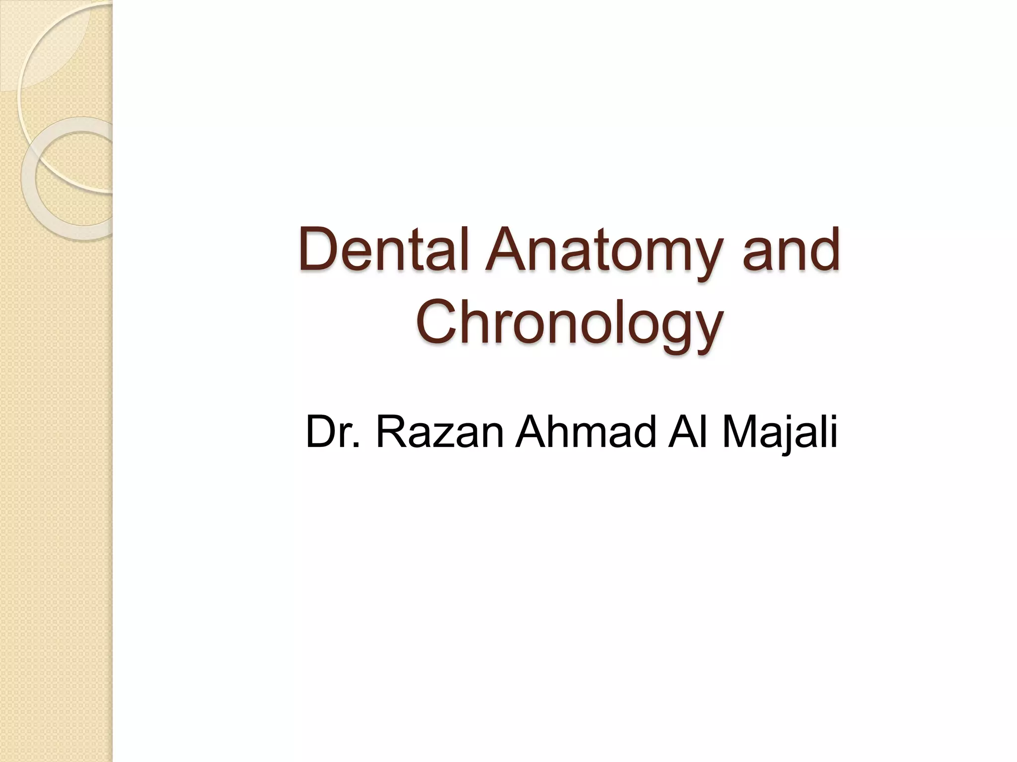Dental anatomy | PPT
