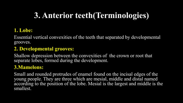 Dental anatomy and morphology lecture | PDF | Dental Health | Diseases ...