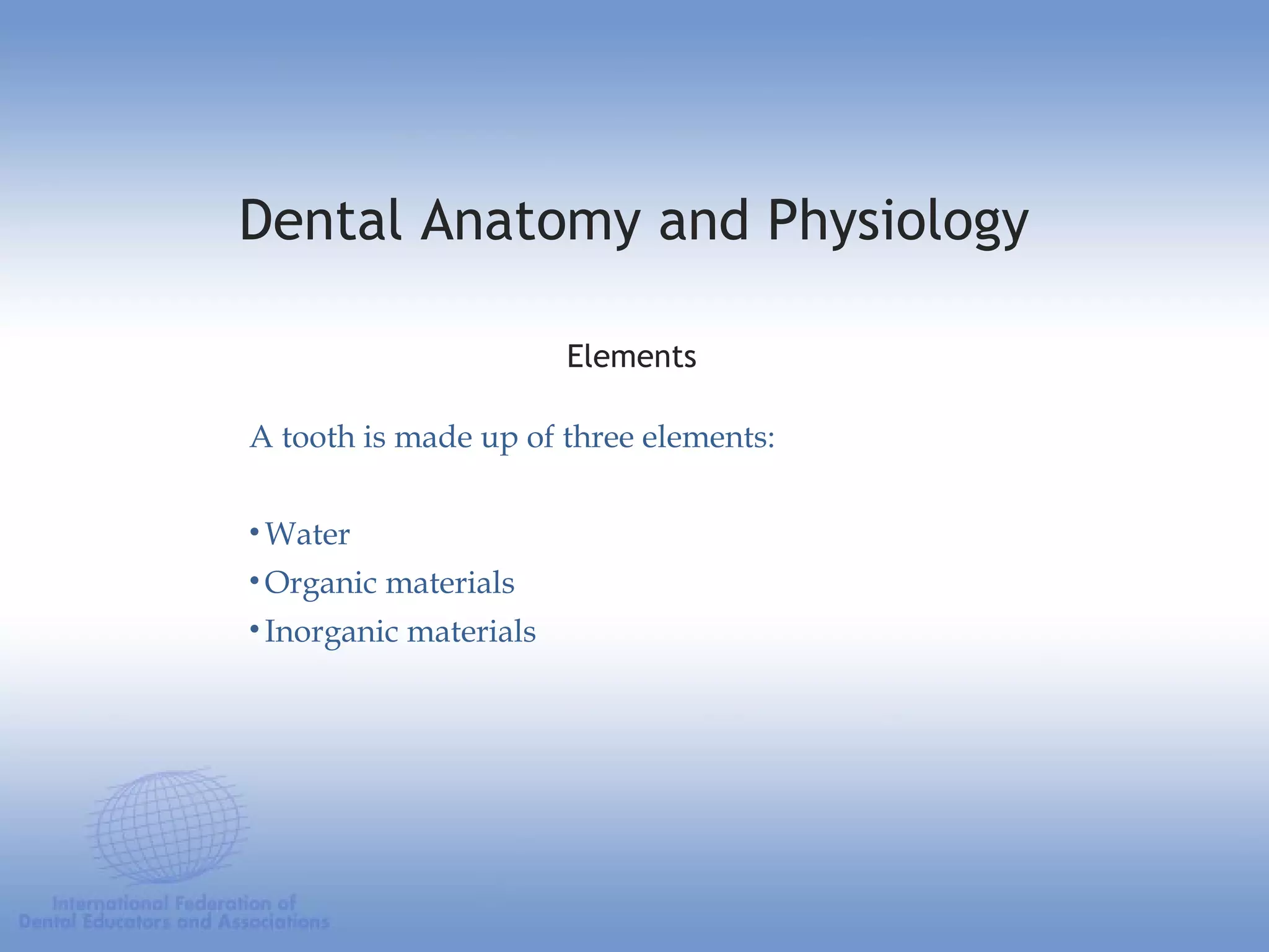 Dental anatomy educational teaching resource | PPT