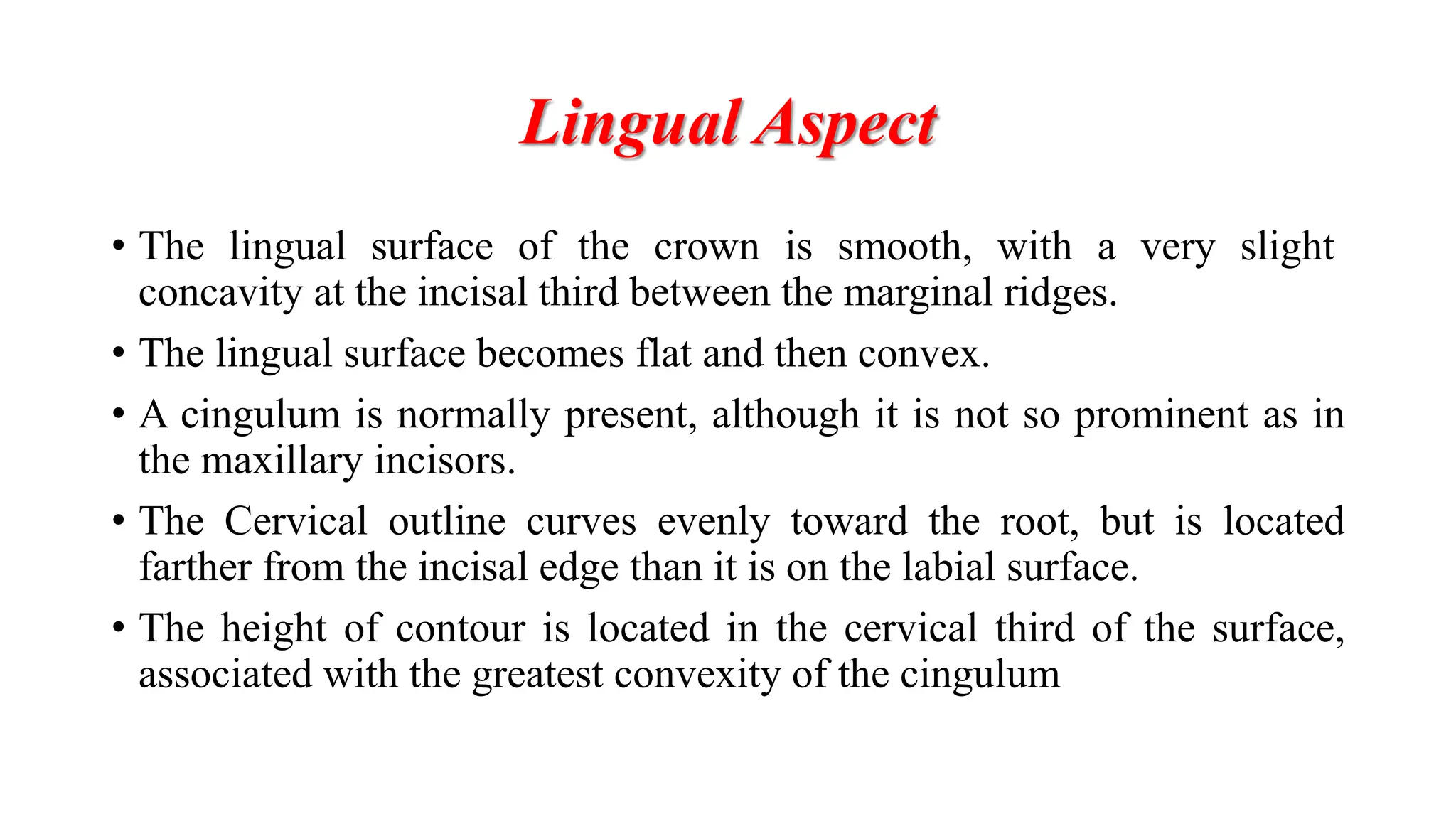 Dental anatomy of mandibular incisal and canine | PPTX