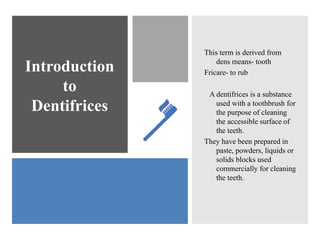 Dental and cosmetic preparations | PPTX | Skin and Dermatology ...