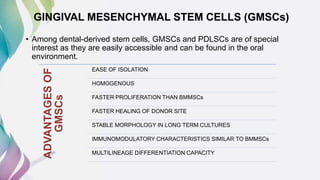 Dental and orofacial mesenchymal stem cells in craniofacial | PPTX