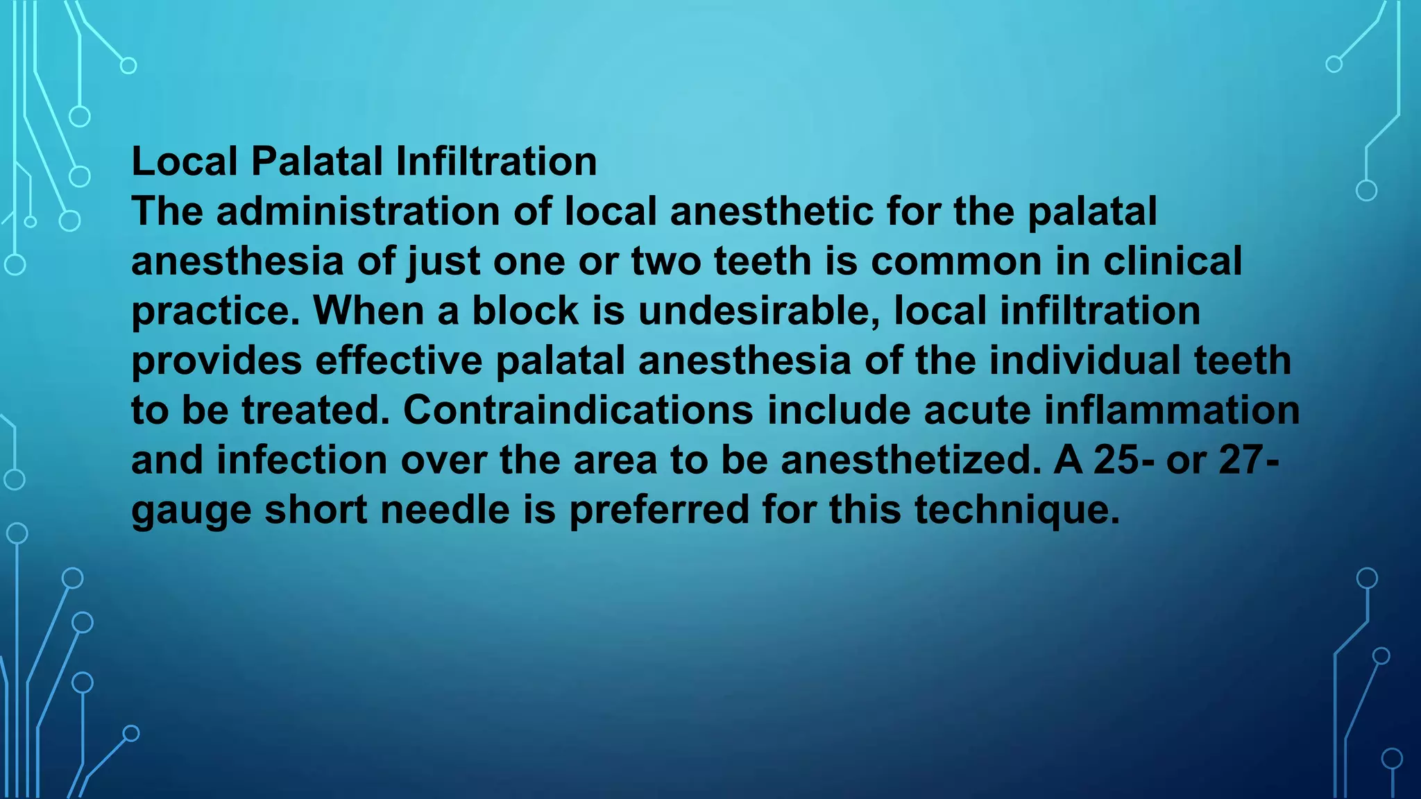 Dental Anesthesia Dental Anaesthesia Techniques & Complications | PPTX
