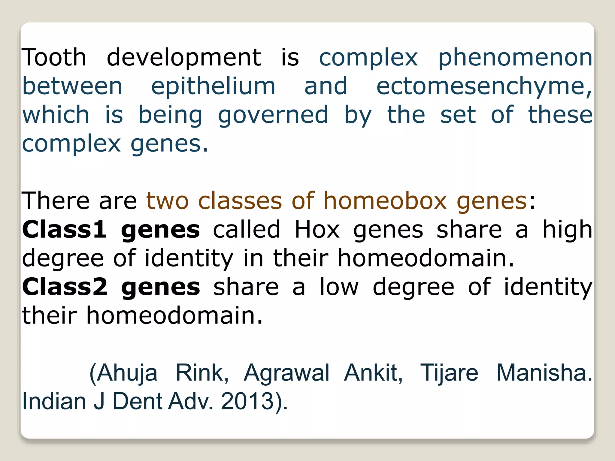 Dental anomalies and Genetics | PPTX