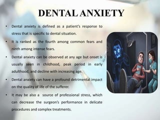Dental Anxiety Pptx