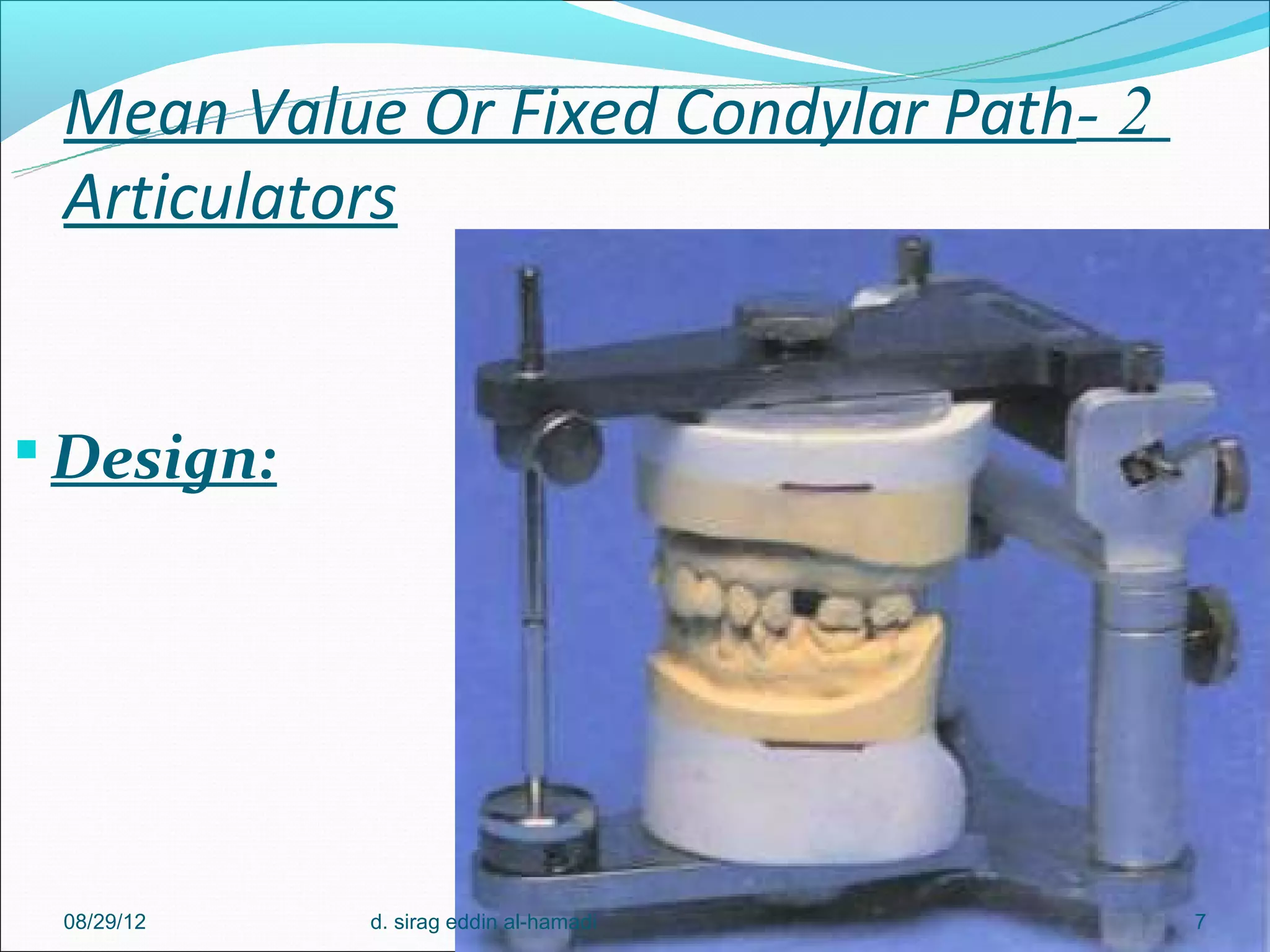 Dental articulators | PPT