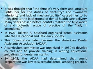 Dental auxiliary | PPTX