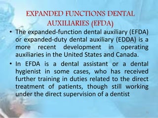 Dental auxiliary | PPTX