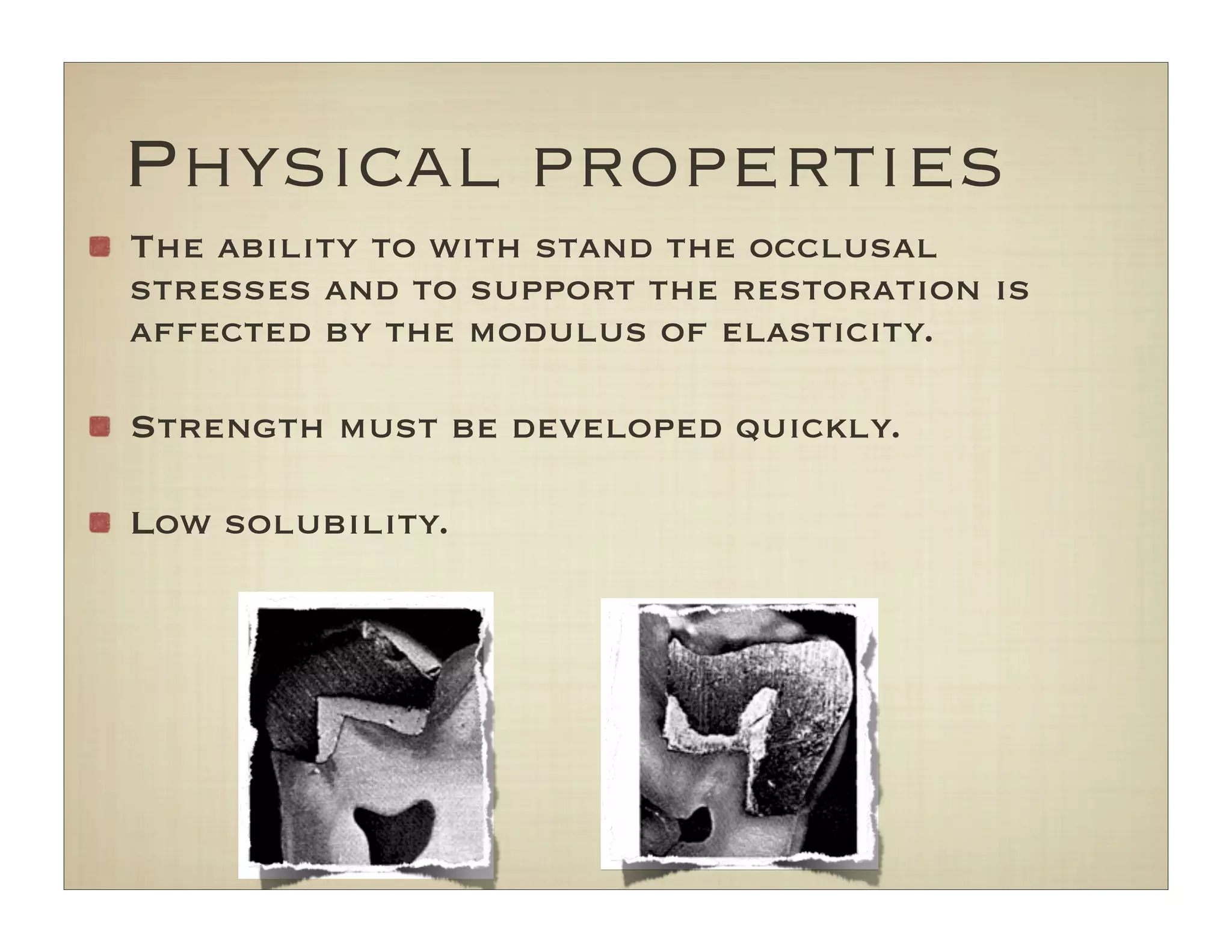 Dental bases and liners | PDF