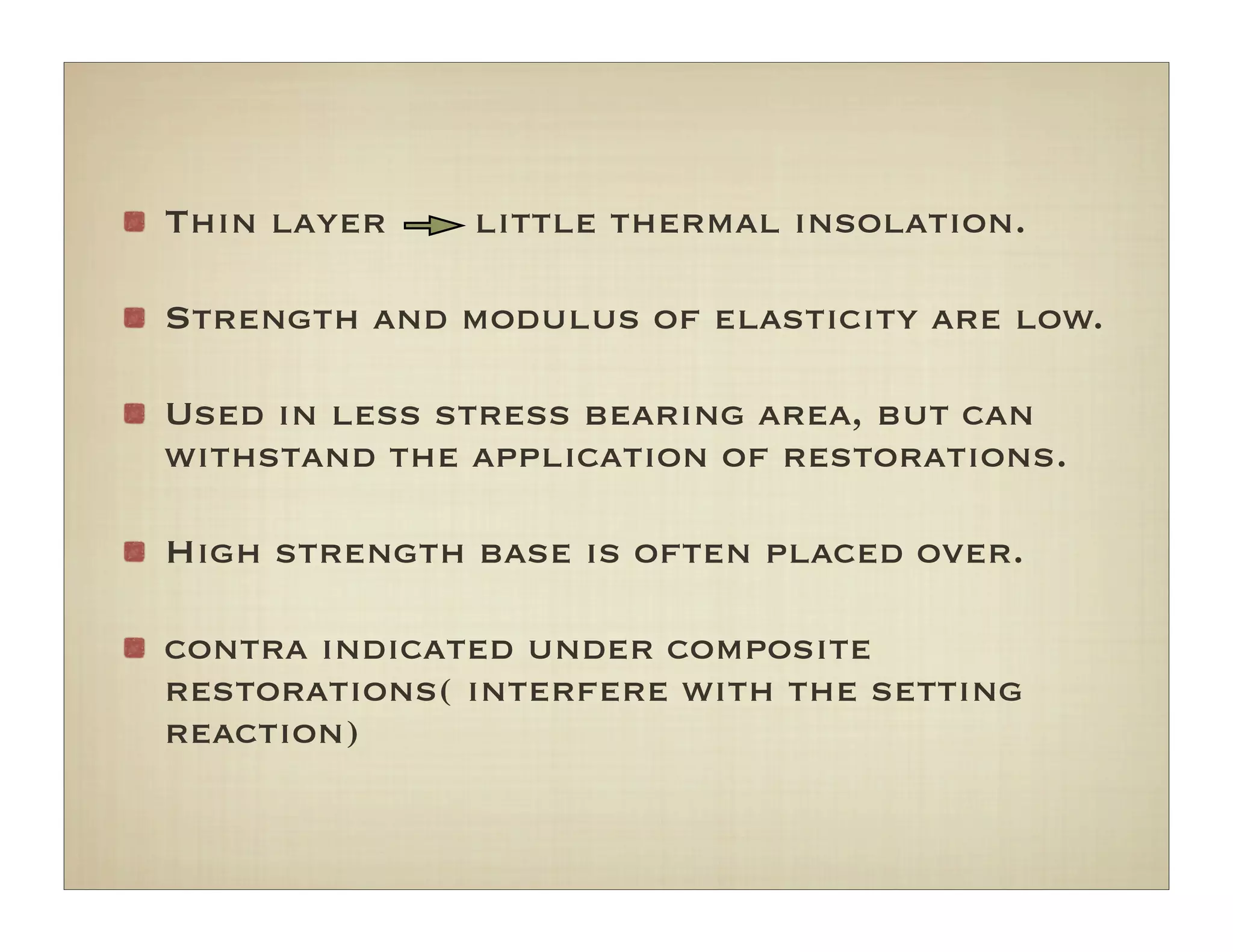 Dental bases and liners | PDF