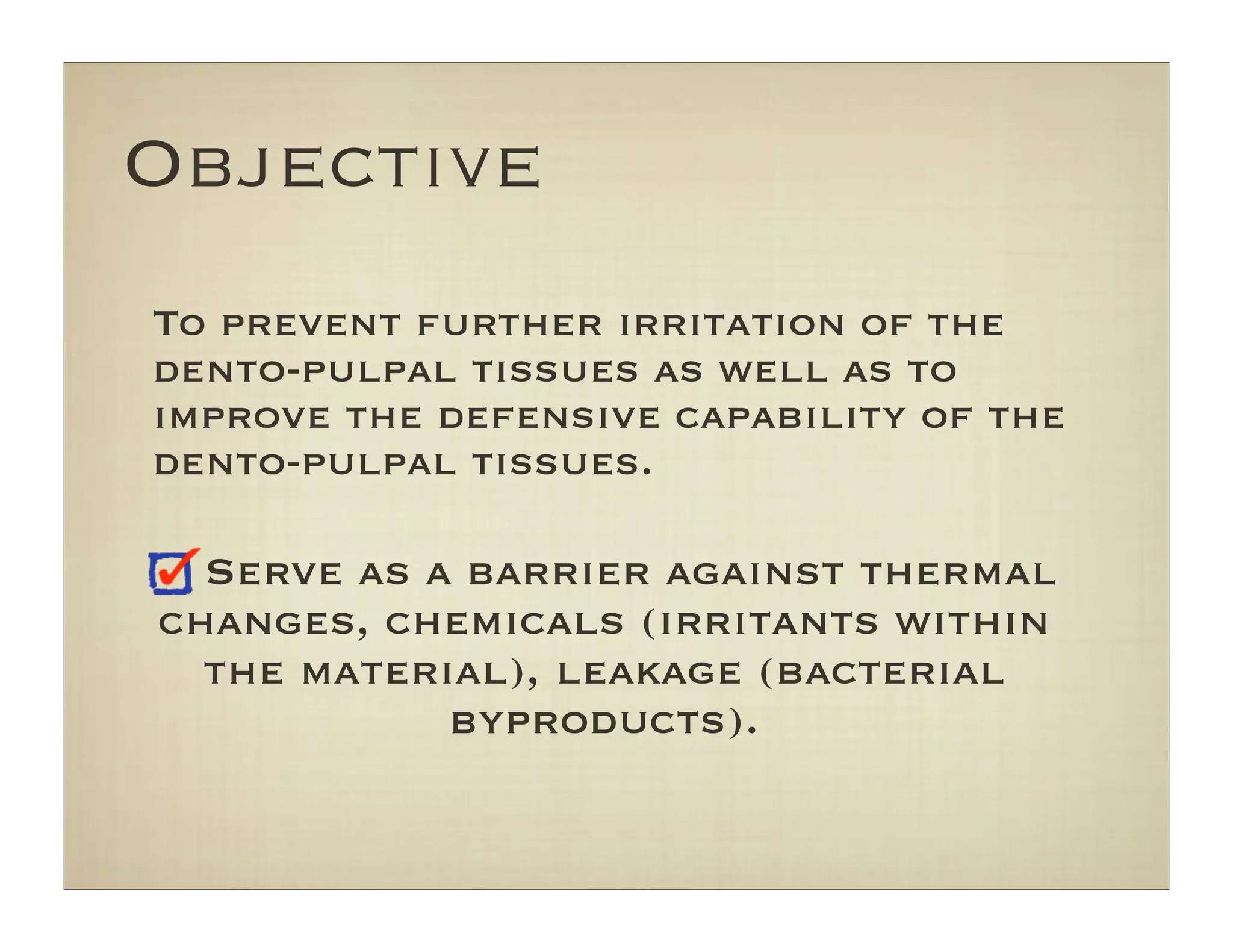 Dental bases and liners | PDF