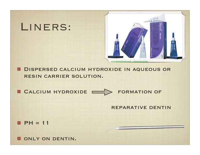 Dental bases and liners | PDF | Dental Health | Diseases and Conditions