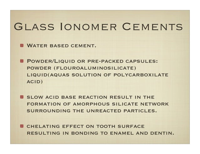Dental bases and liners | PDF | Dental Health | Diseases and Conditions