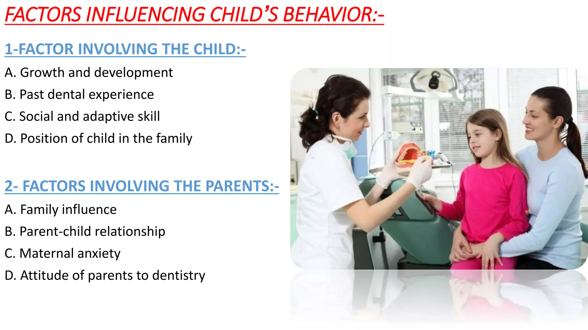 Dental behavior management of children | PPTX