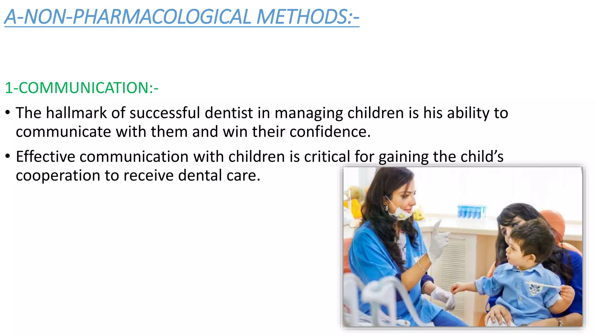Dental behavior management of children | PPTX