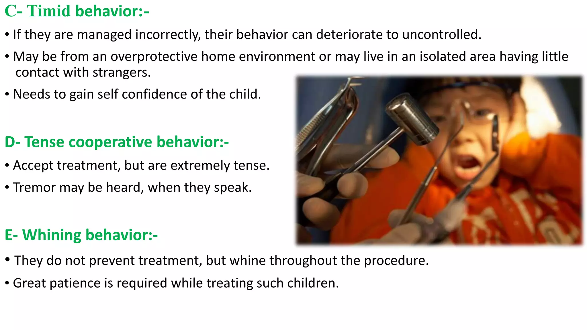 Dental behavior management of children | PPTX
