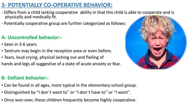 Dental behavior management of children | PPTX