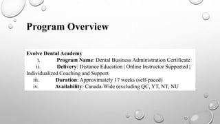 Dental Business Administration Certificate: A Comprehensive Guide ...
