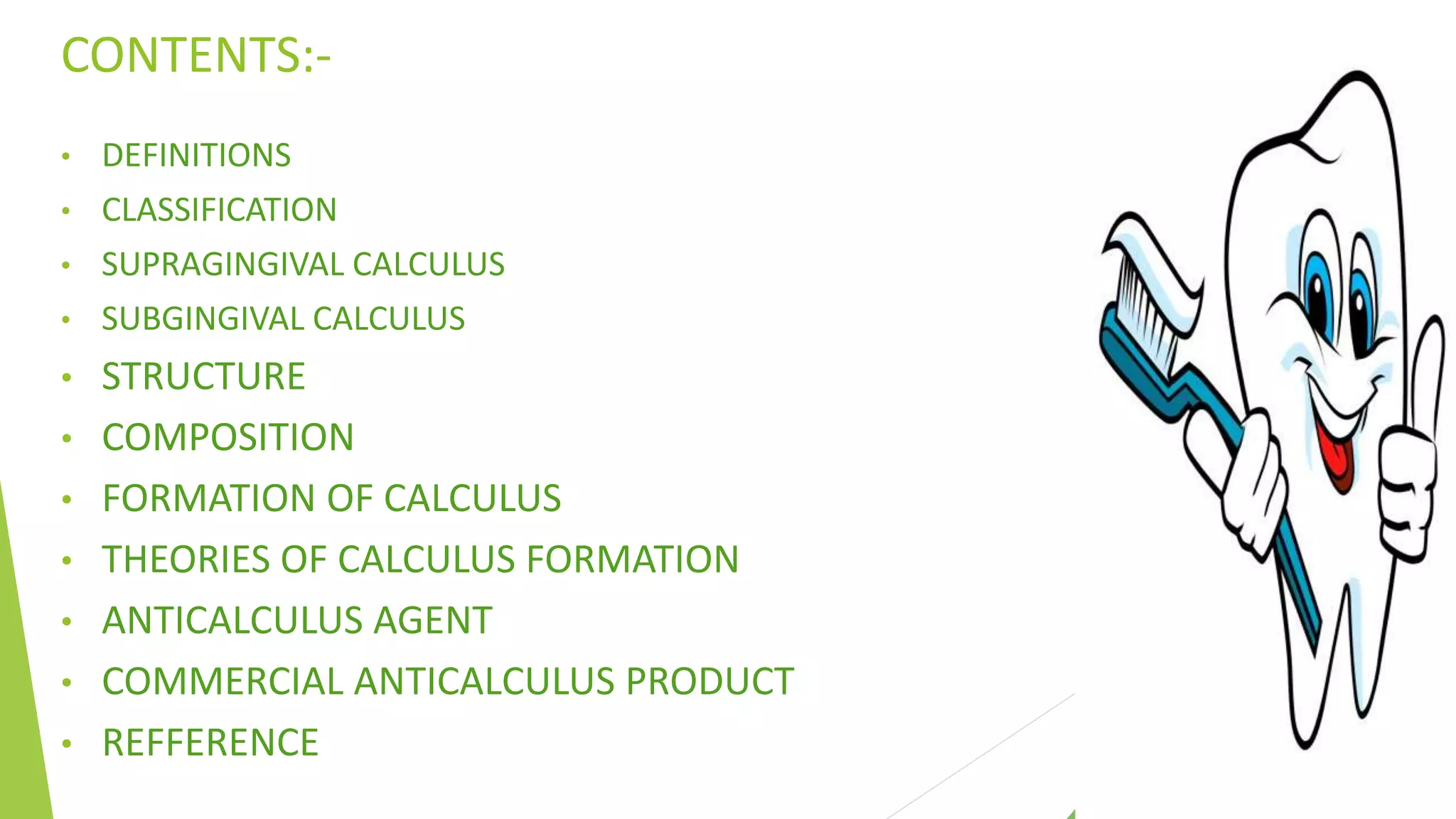 Dental calculus | PPTX