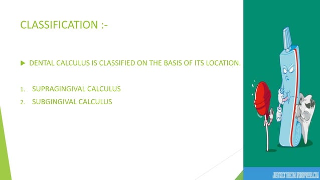 Dental calculus | PPTX | Dental Health | Diseases and Conditions