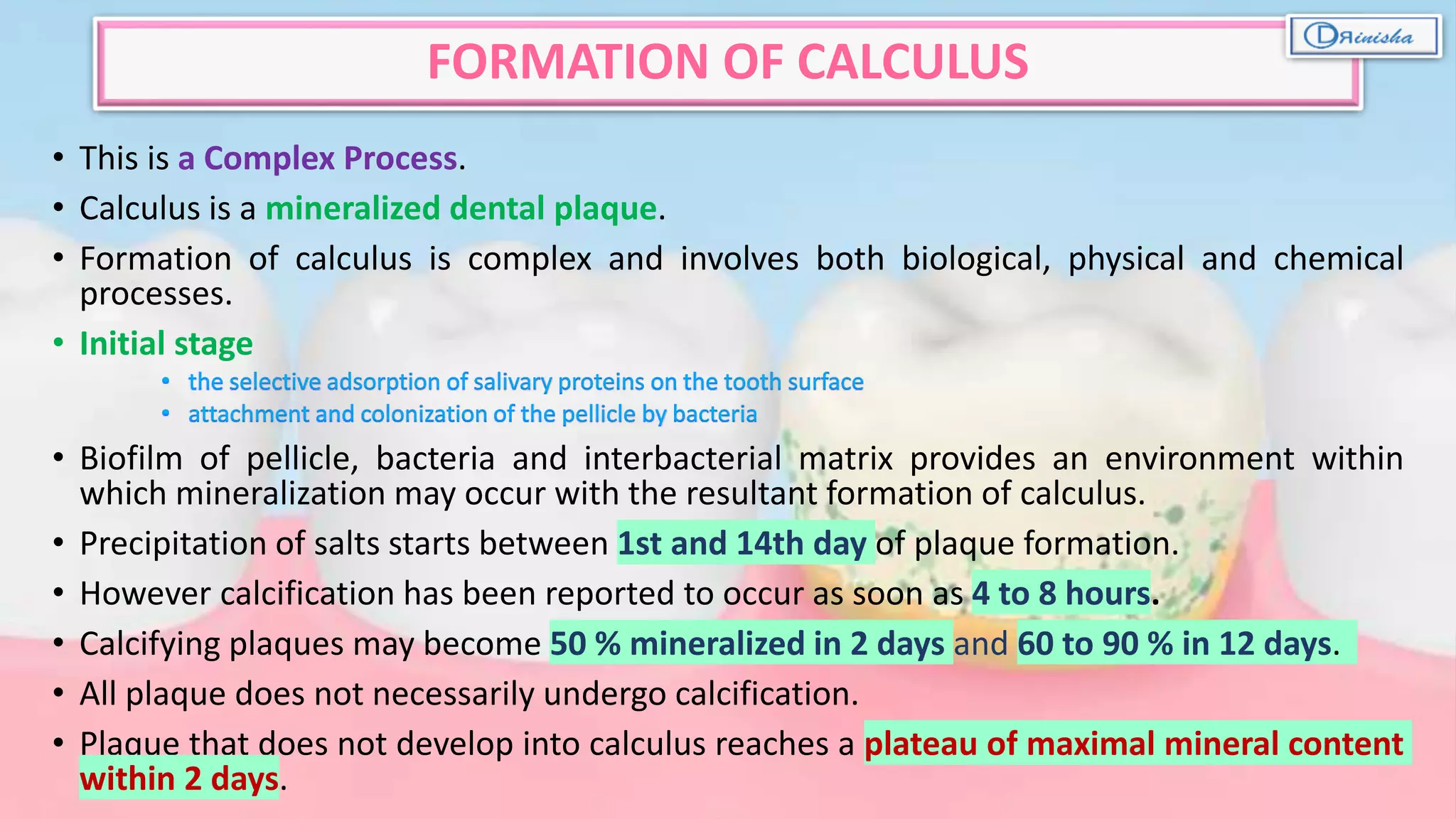 Dental calculus | PPTX
