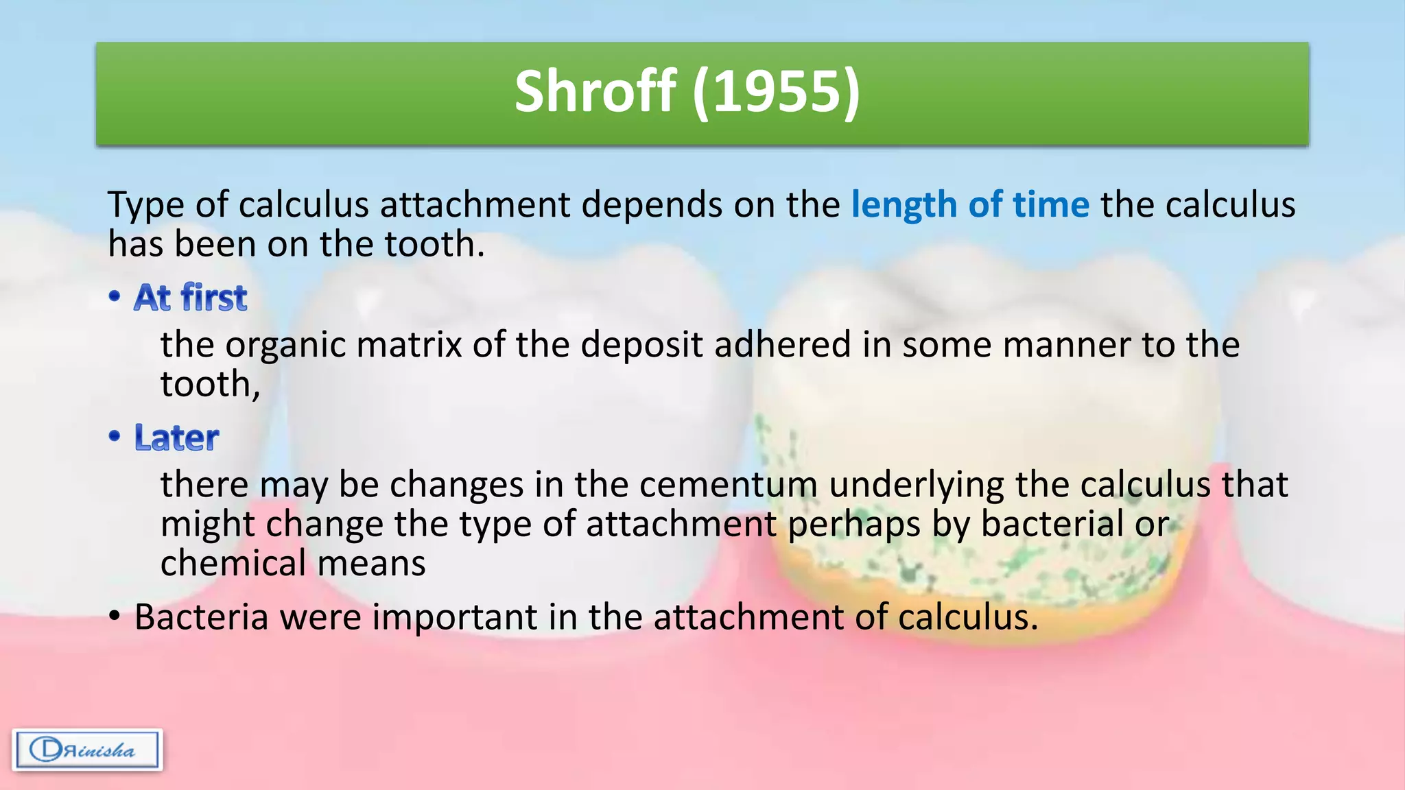 Dental calculus | PPTX