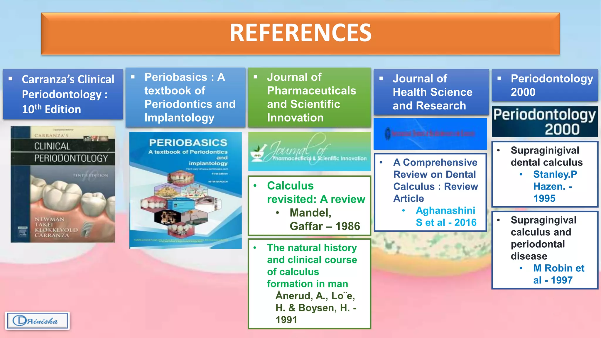 Dental calculus | PPTX