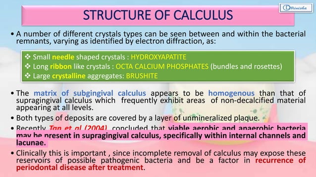 Dental calculus | PPTX | Dental Health | Diseases and Conditions