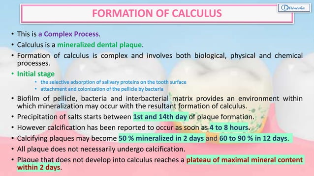 Dental calculus | PPTX | Dental Health | Diseases and Conditions