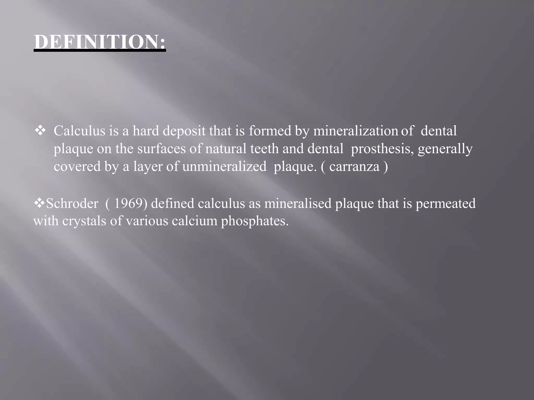 Dental calculus | PPTX