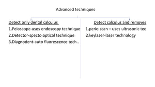 Dental calculus and predisposing factors | PPTX
