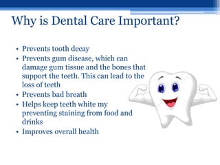Importance of Oral Health | PPTX