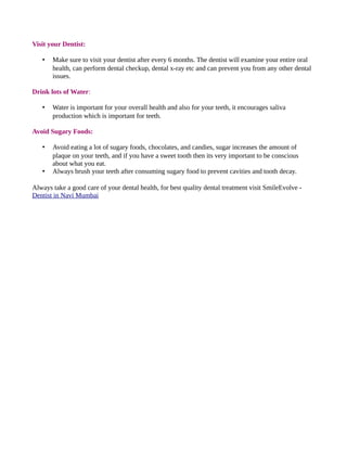 Dental care tips | PDF