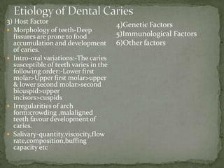Dental caries | PPTX