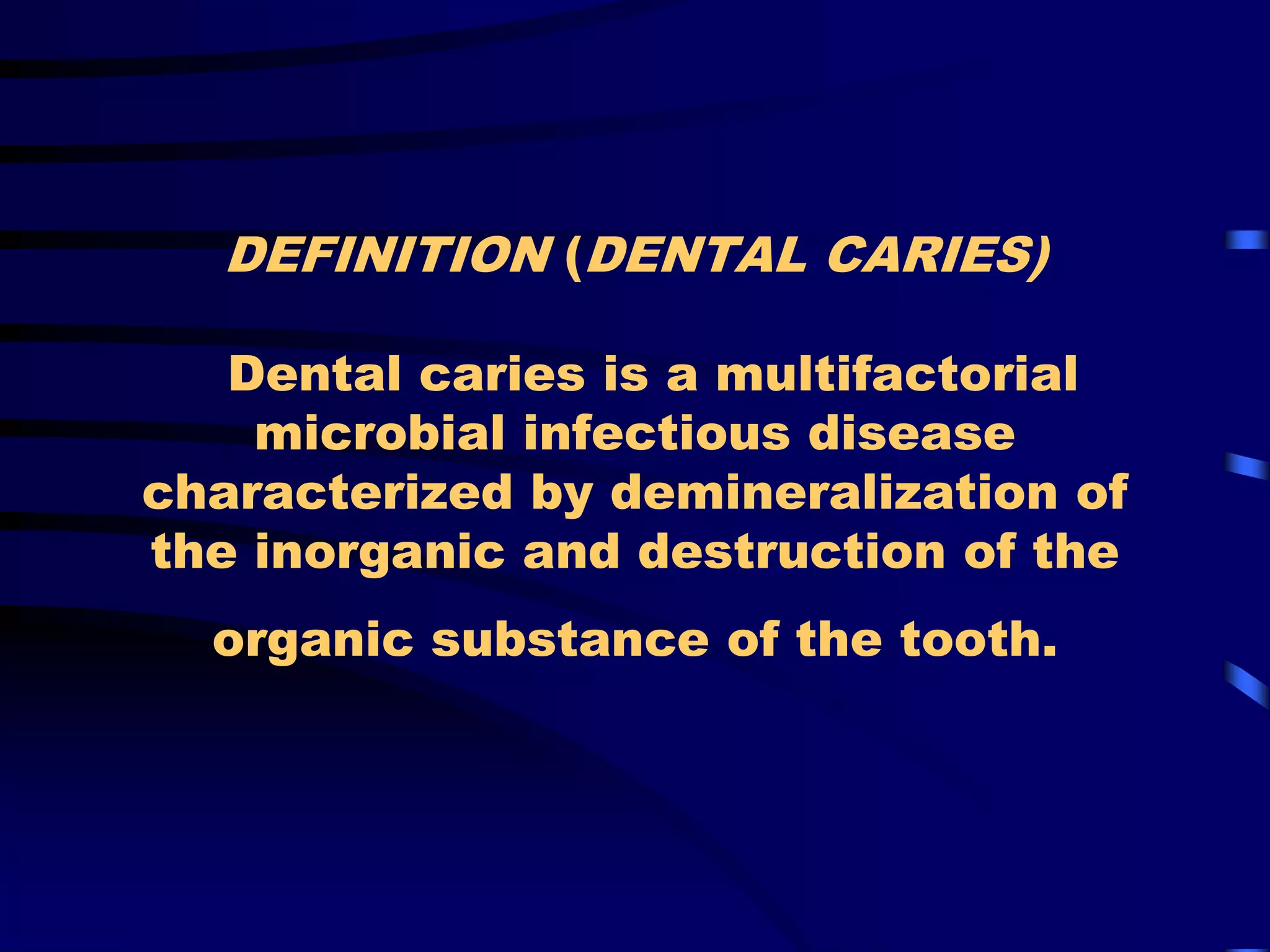Dental caries | PPTX