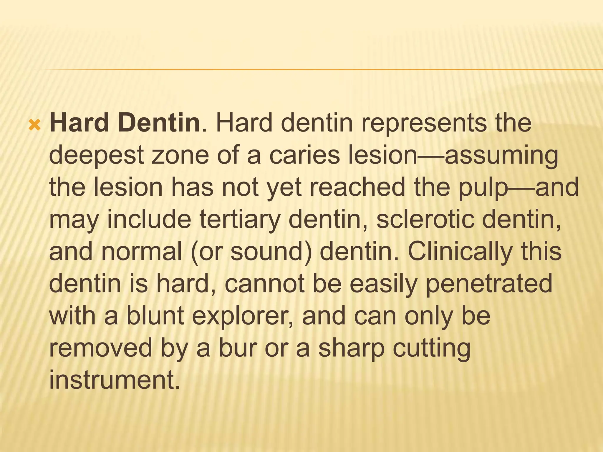 DENTAL CARIES classification, types, treatment and prognosis | PPTX
