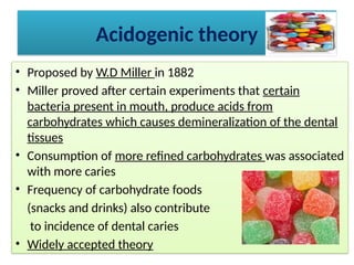 DENTAL CARIES - Classification And Theories.pptx