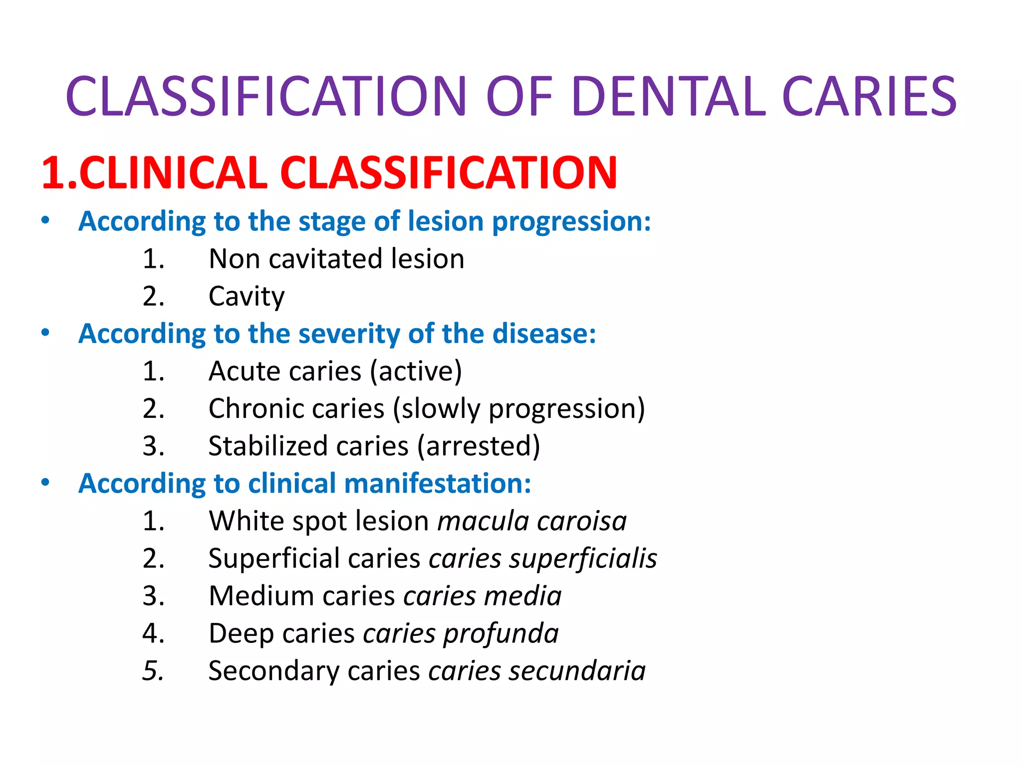 Dental Caries | PPTX